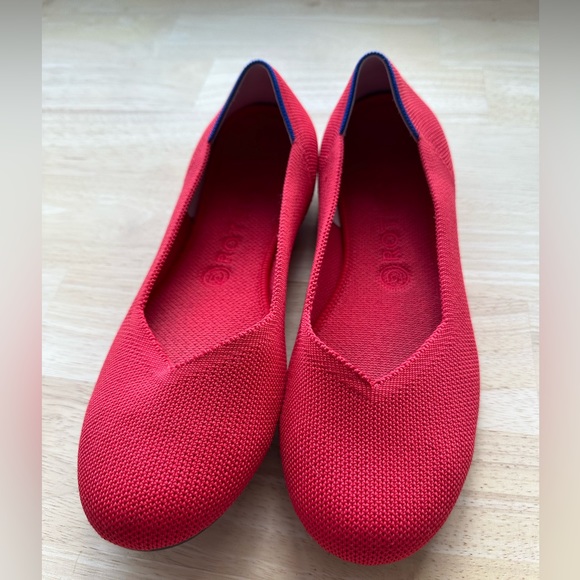 Rothy's | Shoes | Rothys Red Flats | Poshmark